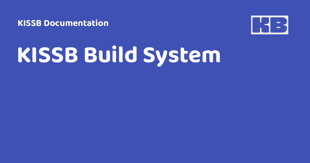 KISSB Documentation